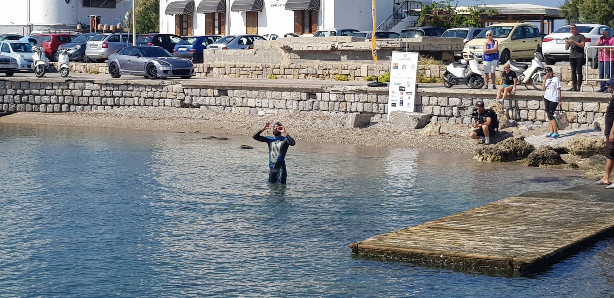 Ρόδος-Καστελόριζο 48 ώρες κολύμπι από τον υπεραθλητή Σπύρο Χρυσικόπουλο ...