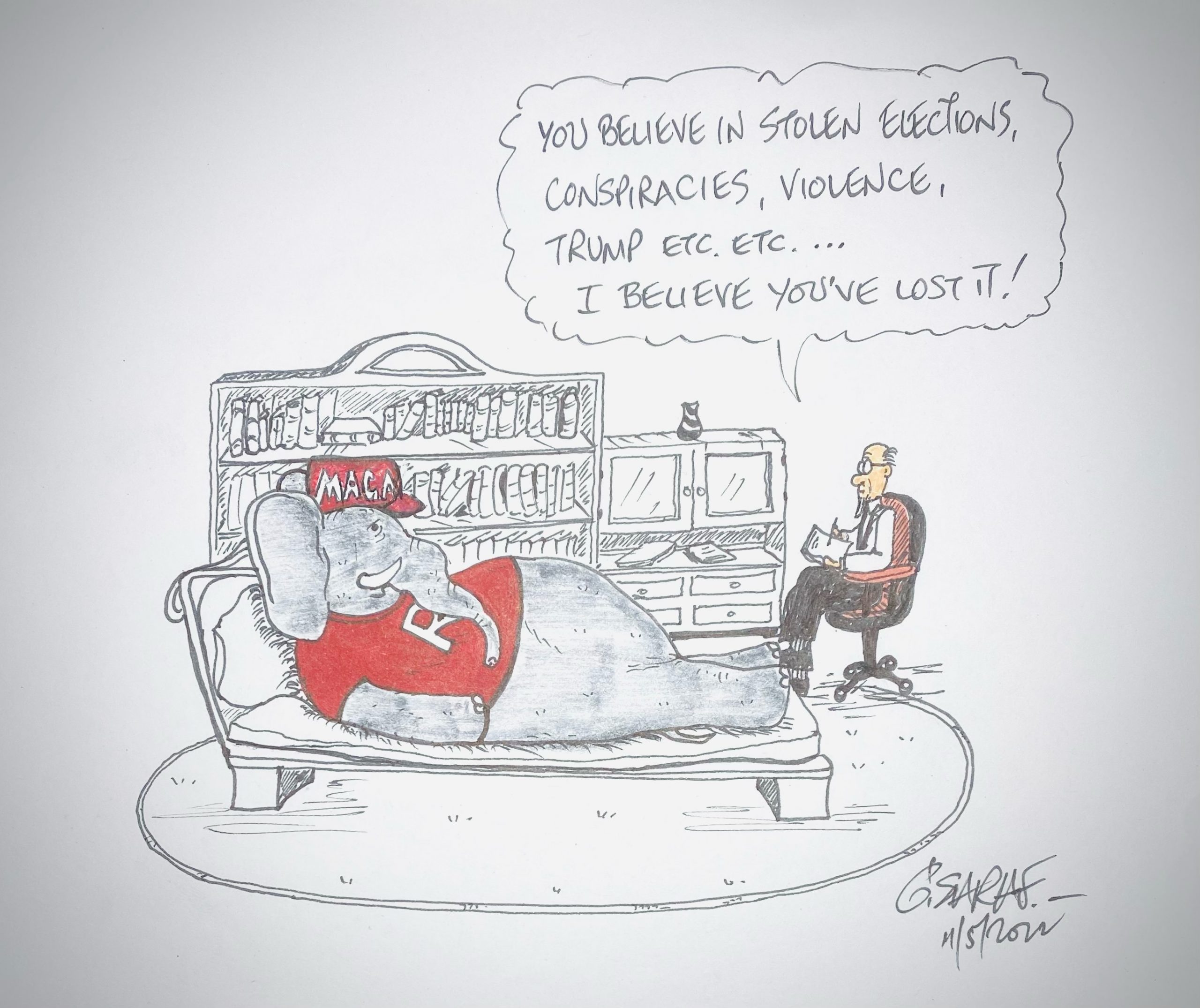 The Crazy Elephant! - Τάχει «παίξει» ο MAGA(s)!, του Γιώργου Σαράφογλου-George Sarafoglou ...